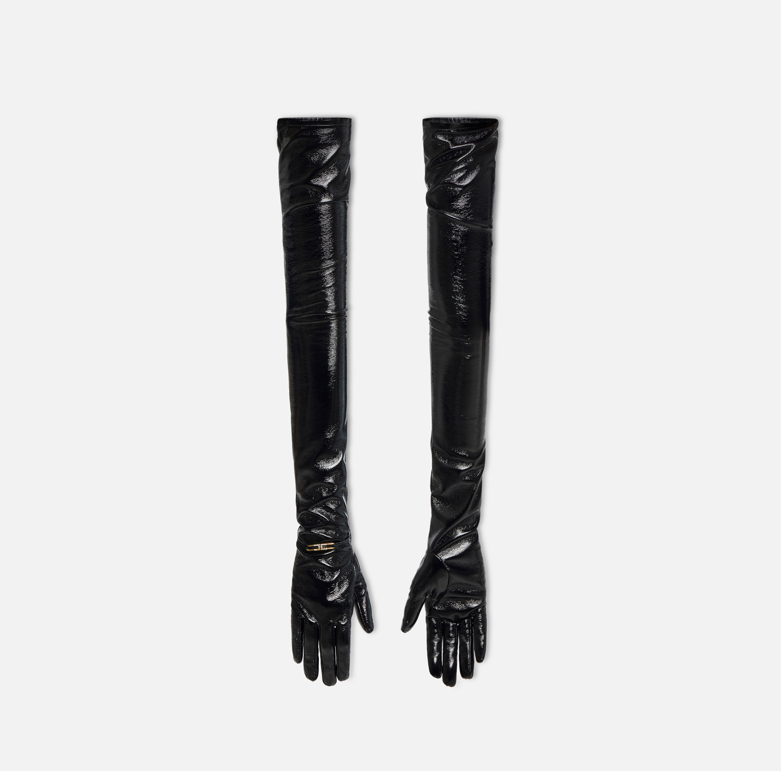 Gloves with a shiny texture | Elisabetta Franchi