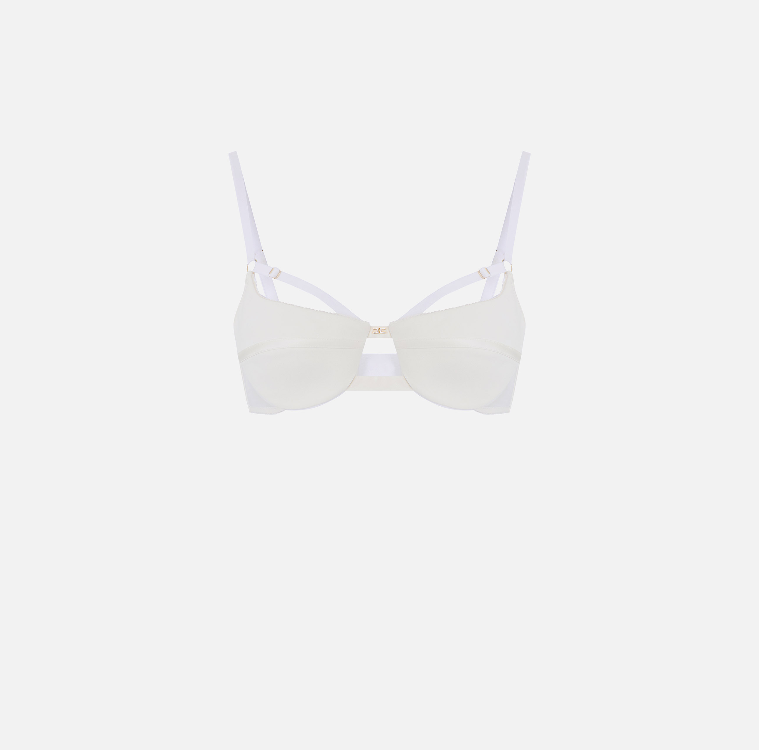 Bra in lightweight crêpe and tulle fabrics | Elisabetta Franchi
