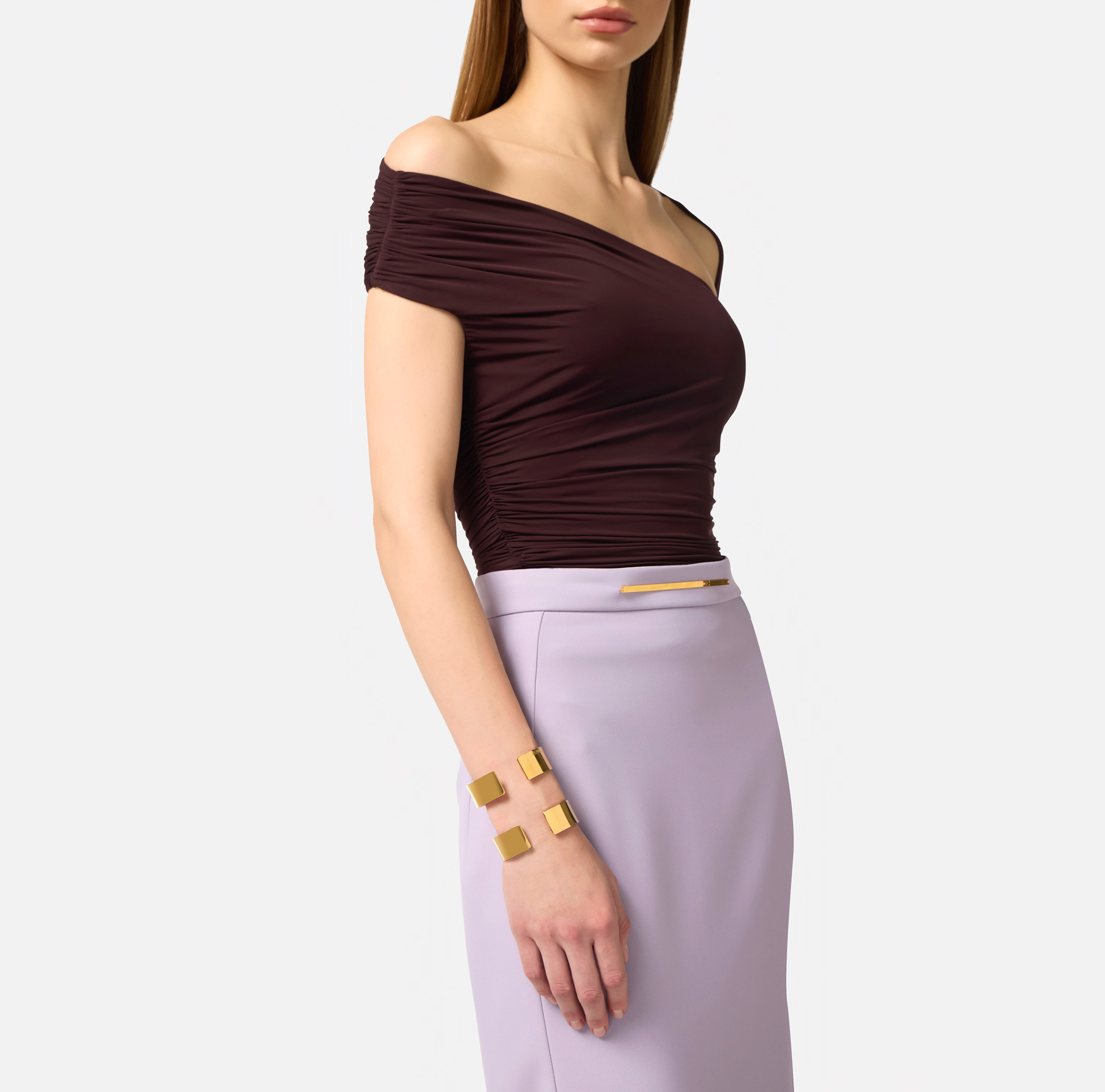 Rigid bracelet with logo | Elisabetta Franchi