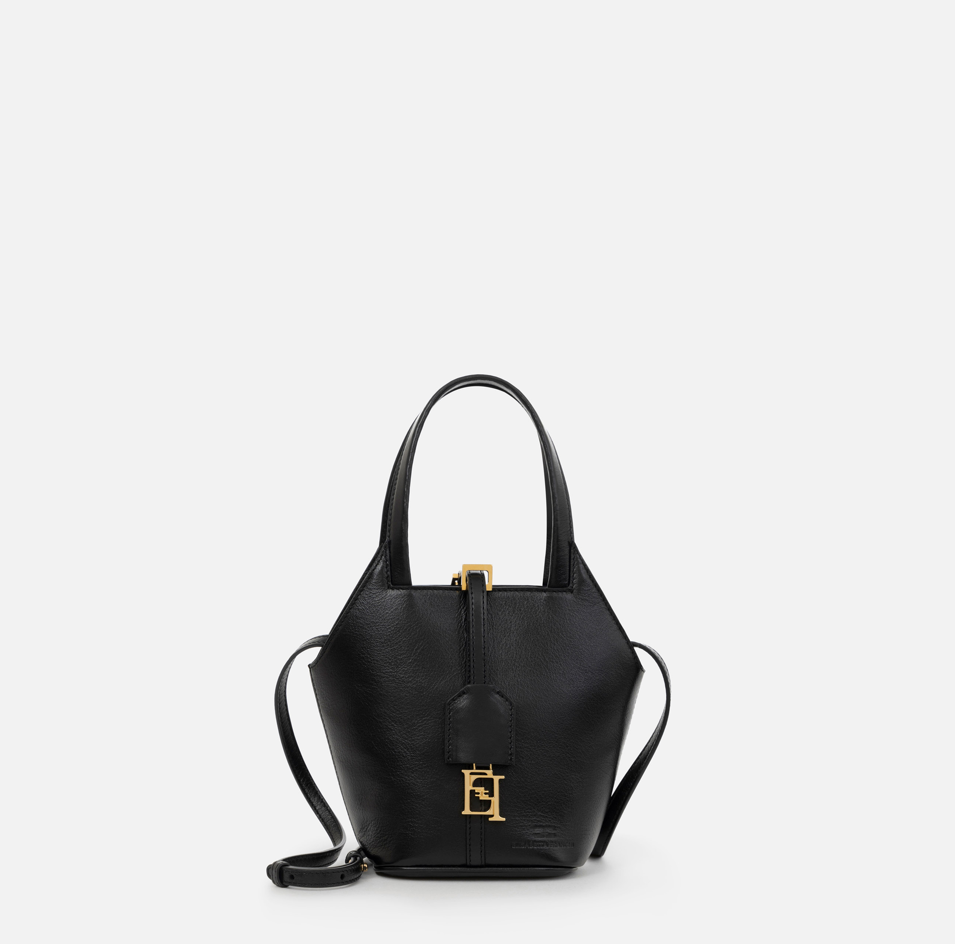 Everywhere small leather hobo bag | Elisabetta Franchi