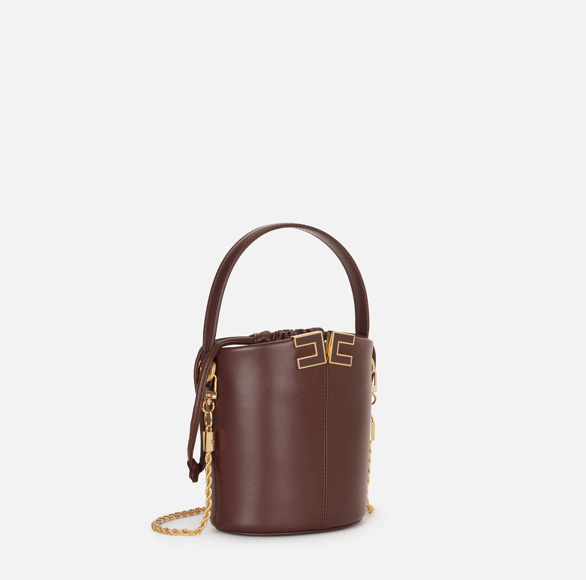 Bucket bag with logo detail | Elisabetta Franchi