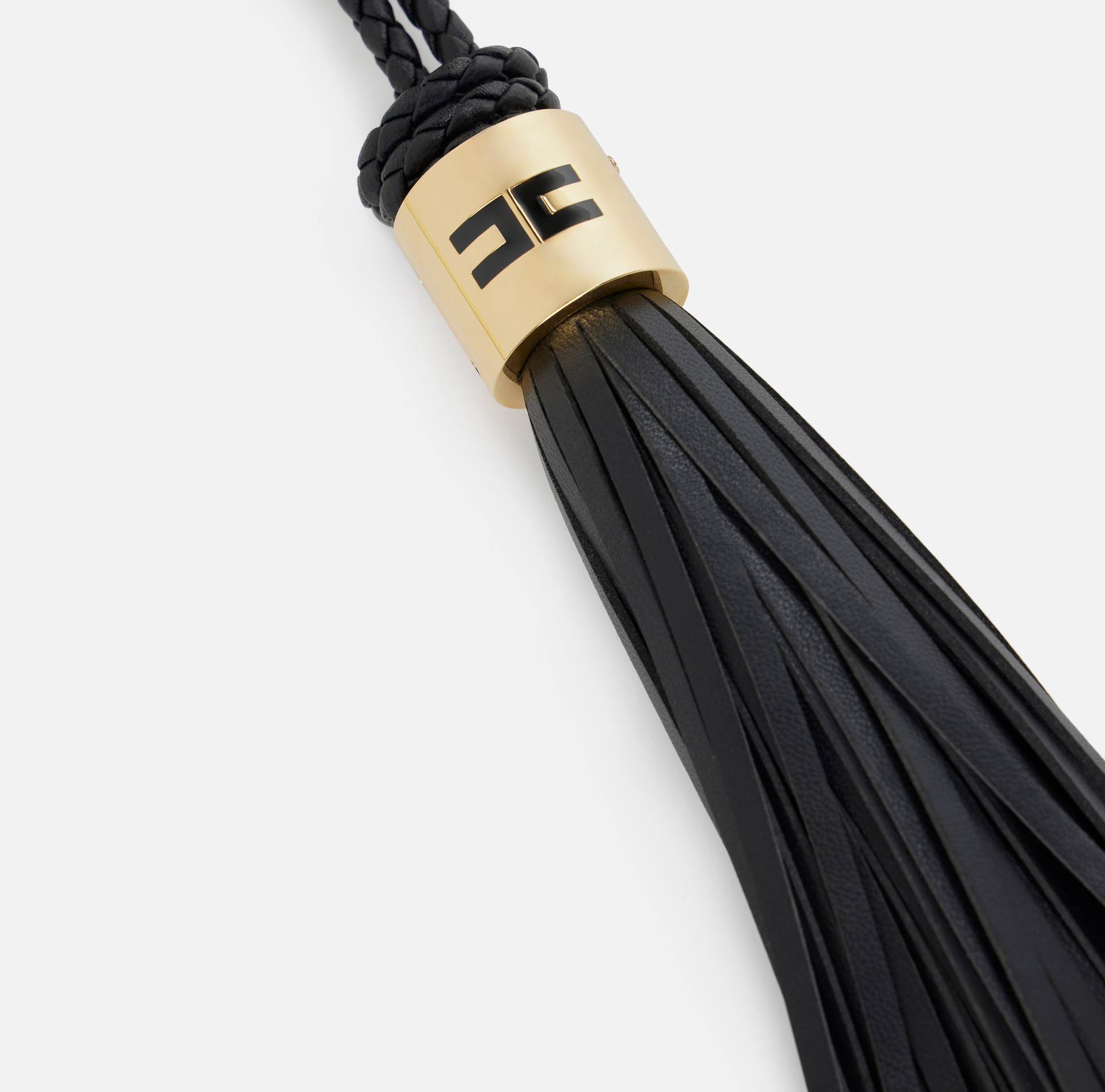 Keyring with tassel and chain details - Elisabetta Franchi
