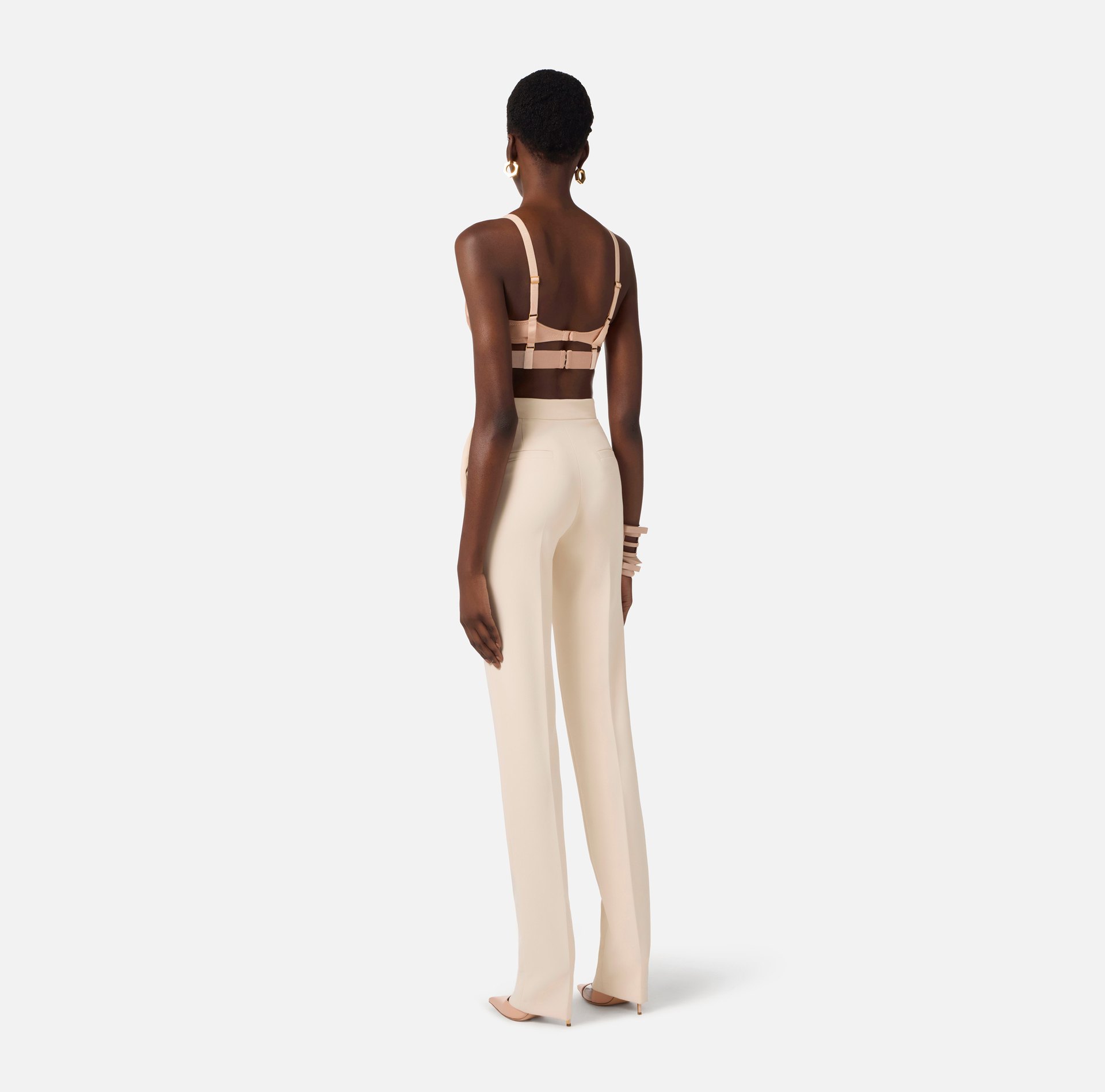 Bra in satin and tulle | Elisabetta Franchi